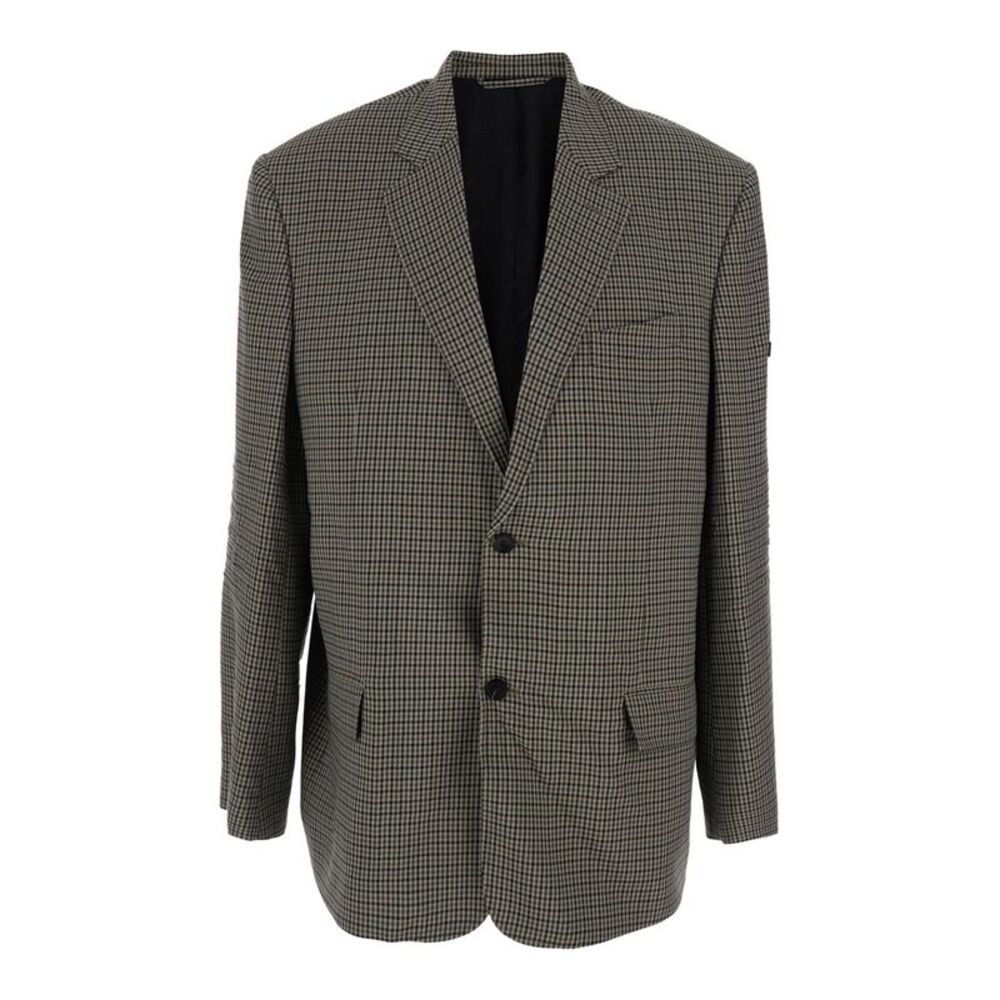 Balenciaga | Jackets & Coats | Balenciaga Men Brown Striped Jacket With ...